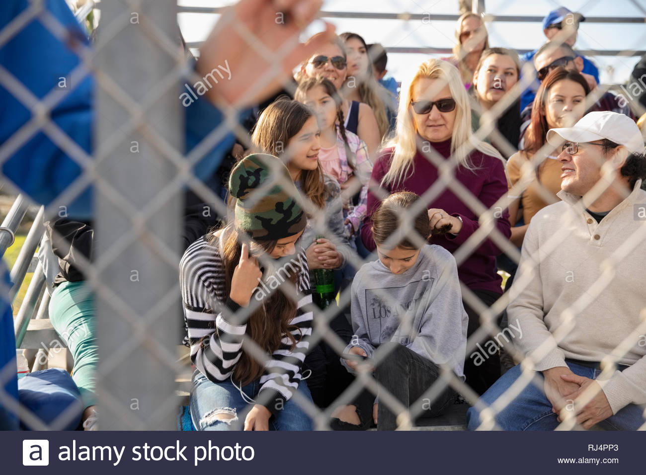 Crowd people sitting in bleachers hi-res stock photography and images ...