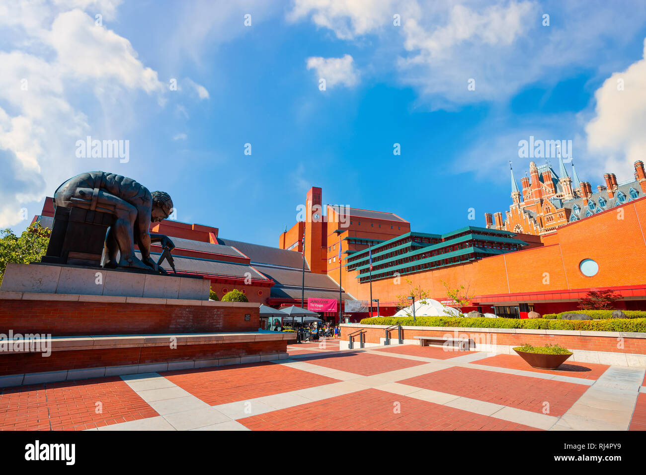 London, UK - May 18 2018: The British Library is the UK's national ...