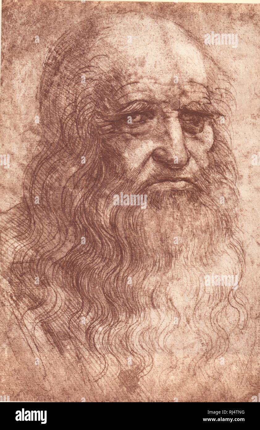 Self portrait leonardo da vinci hi-res stock photography and images - Alamy