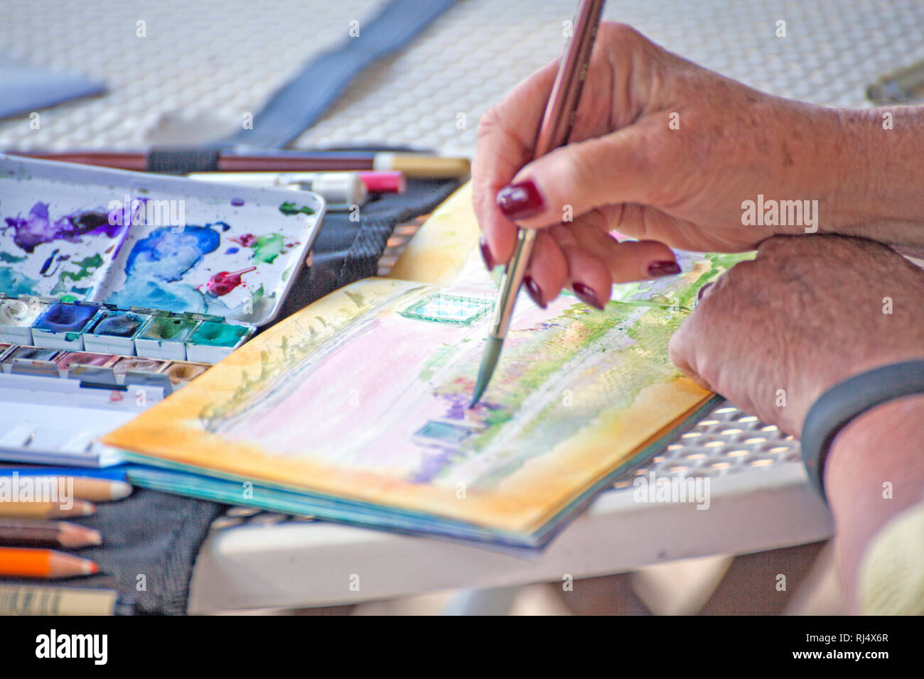 Farben Pinsel High Resolution Stock Photography and Images - Alamy