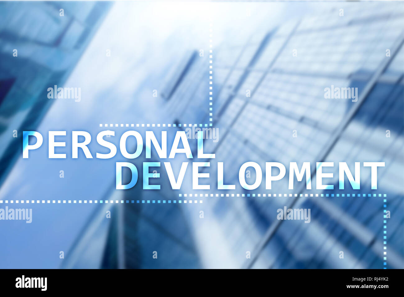 Personal development and growth concept of double exposure background ...