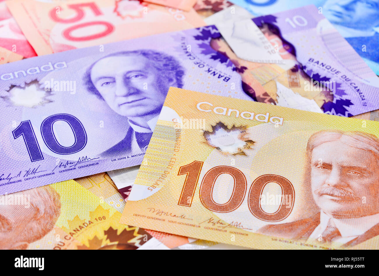 Banknote of canada hi-res stock photography and images - Alamy