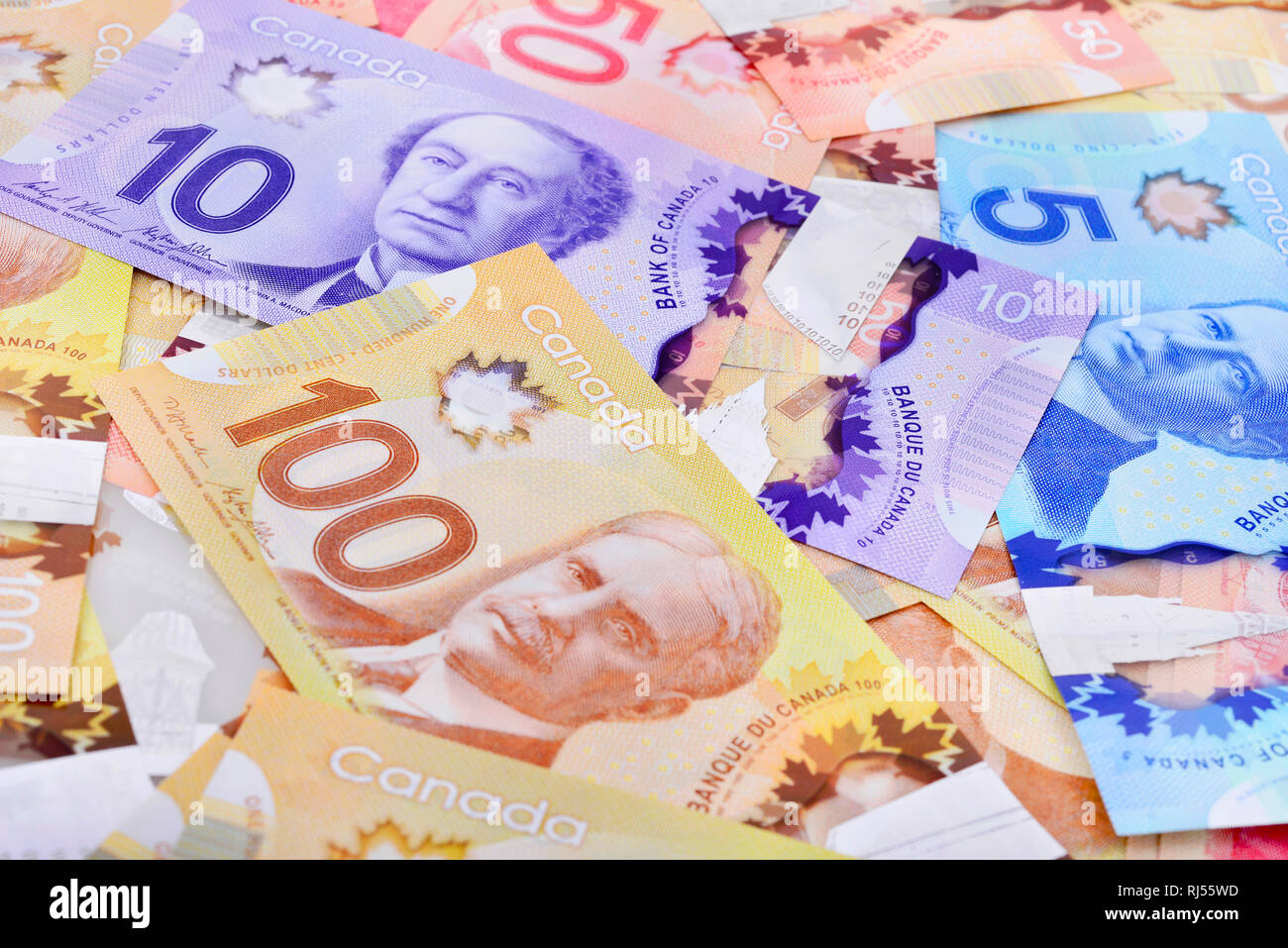 Banknote of canada hi-res stock photography and images - Alamy