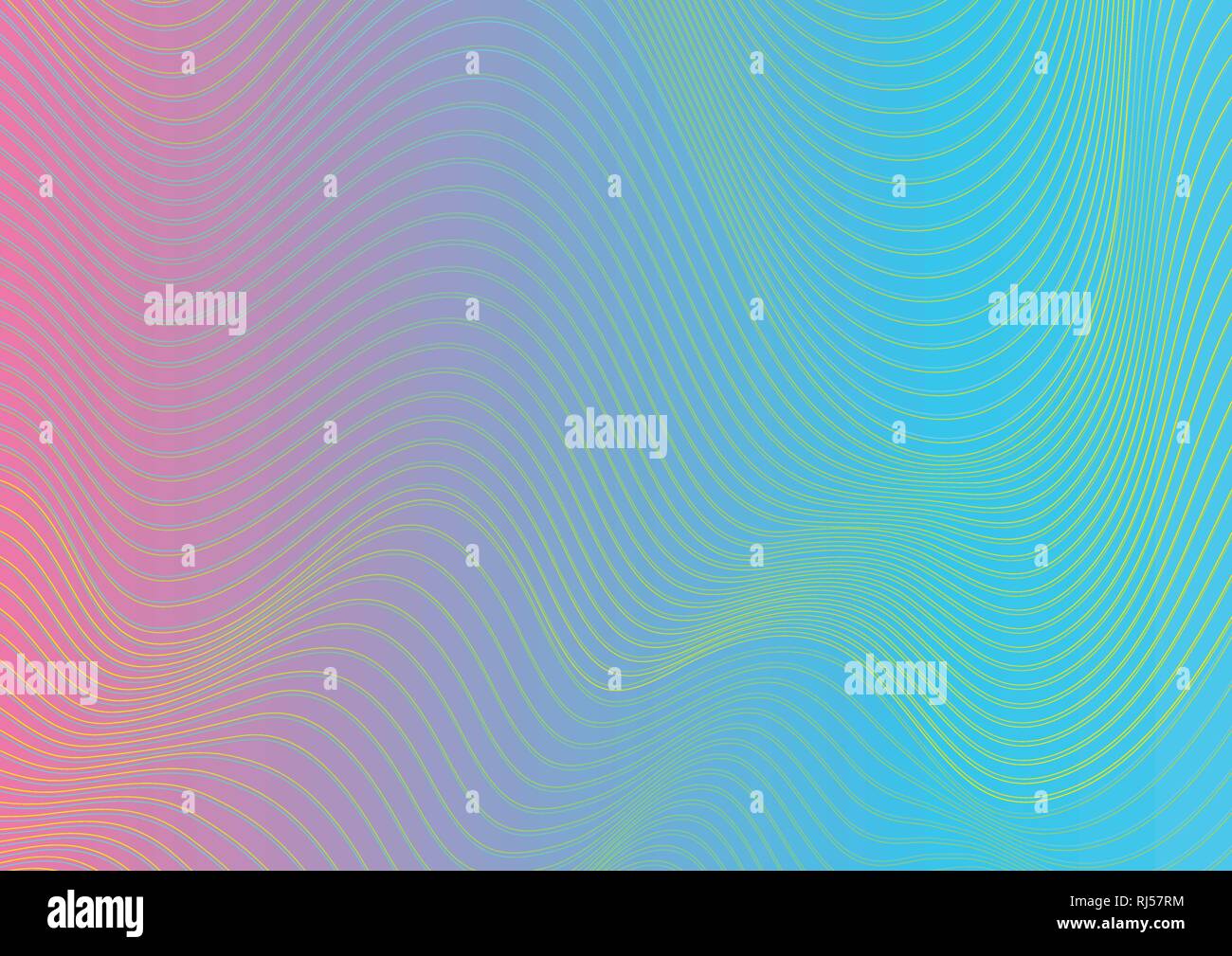 Colorful curved wavy lines pattern design. Abstract futuristic vector ...