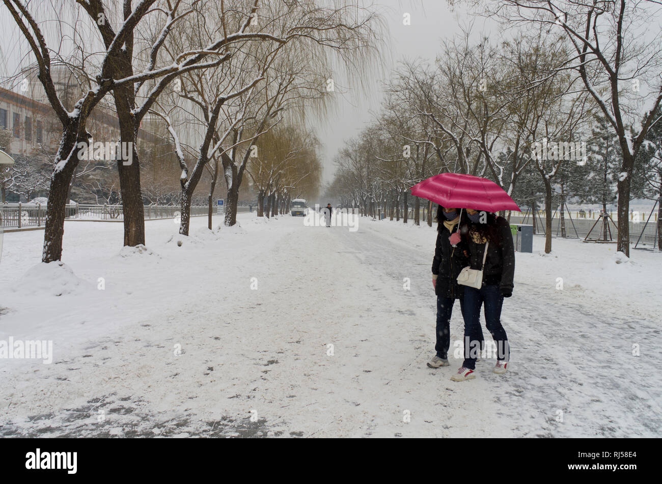 Winter in Beijing, China Stock Photo - Alamy