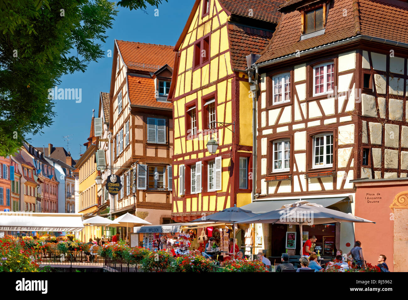 Altstadt in Colmar, Elsass Stock Photo - Alamy