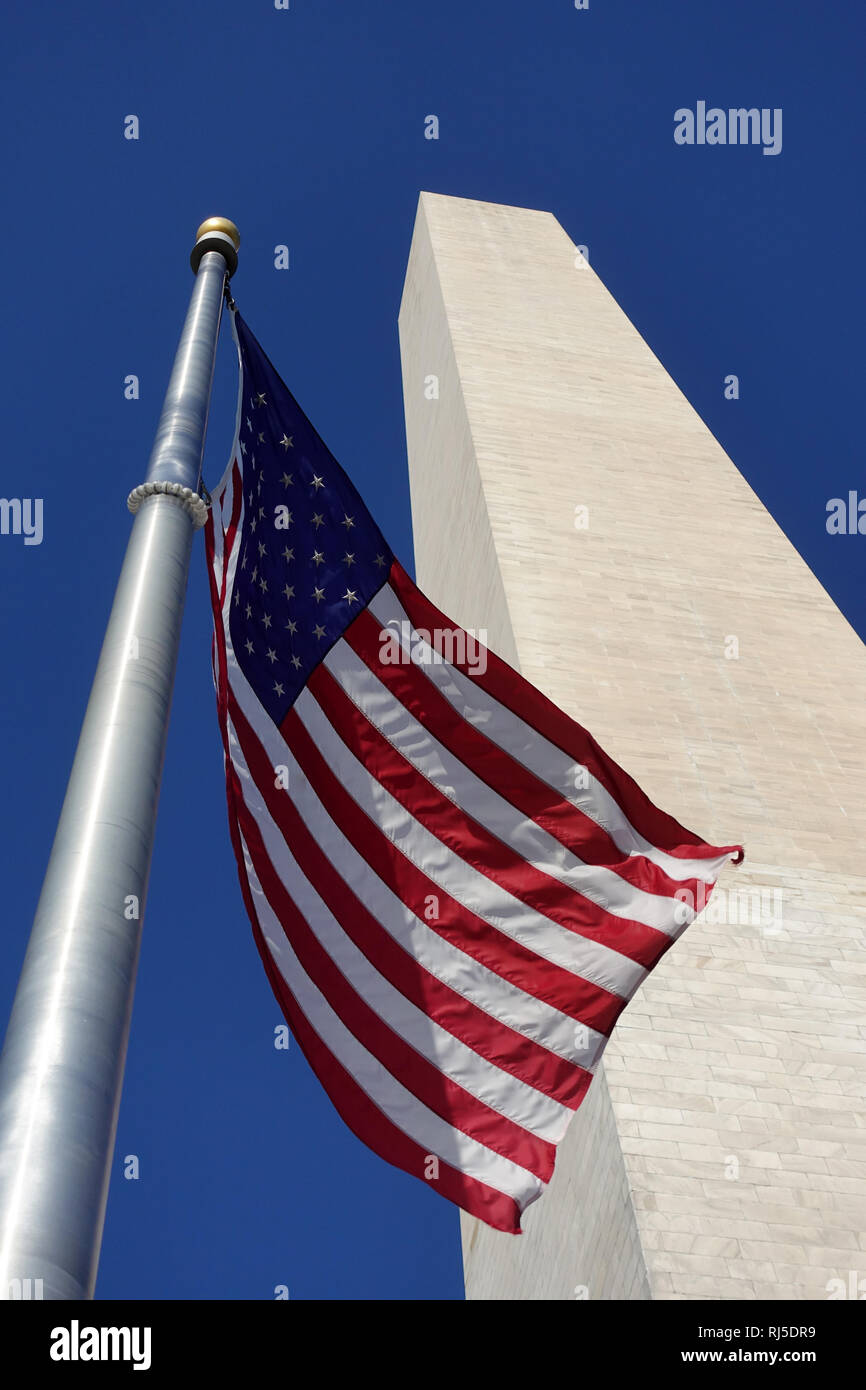 A view of the Washington Monument in Washington, D.C. in honor of ...