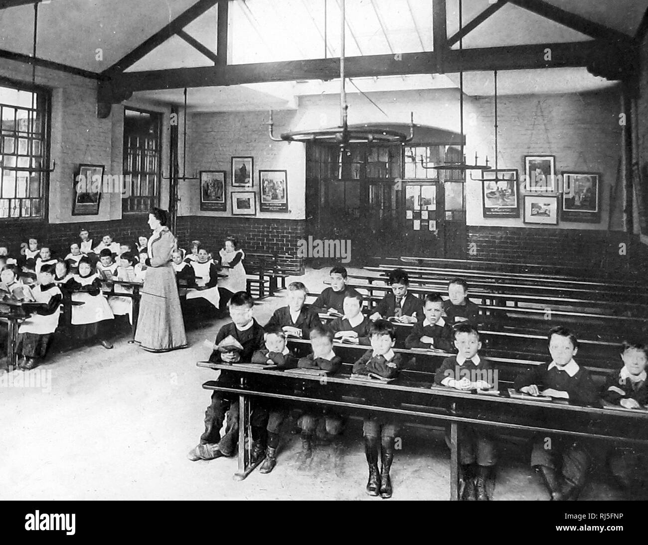 Edwardian school classroom hi-res stock photography and images - Alamy