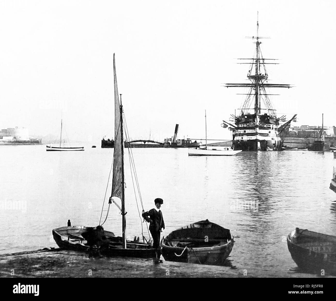 Royal Navy HMS Victory Stock Photo - Alamy
