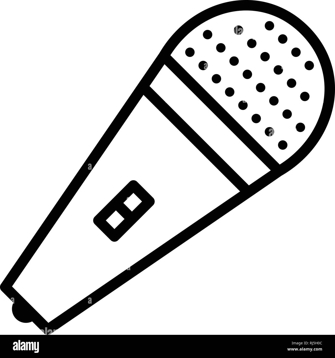 Mic Vector Icon Sign Icon Vector Illustration For Personal And ...