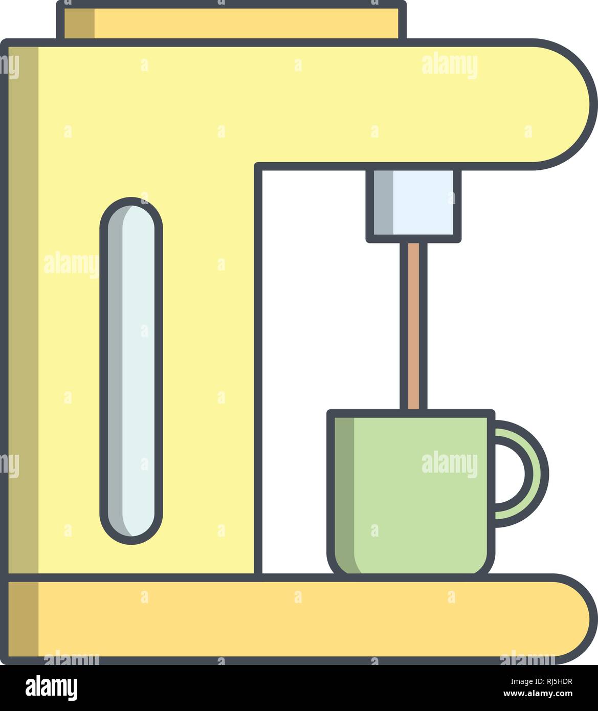 Coffee Maker Vector Icon Sign Icon Vector Illustration For Personal And ...