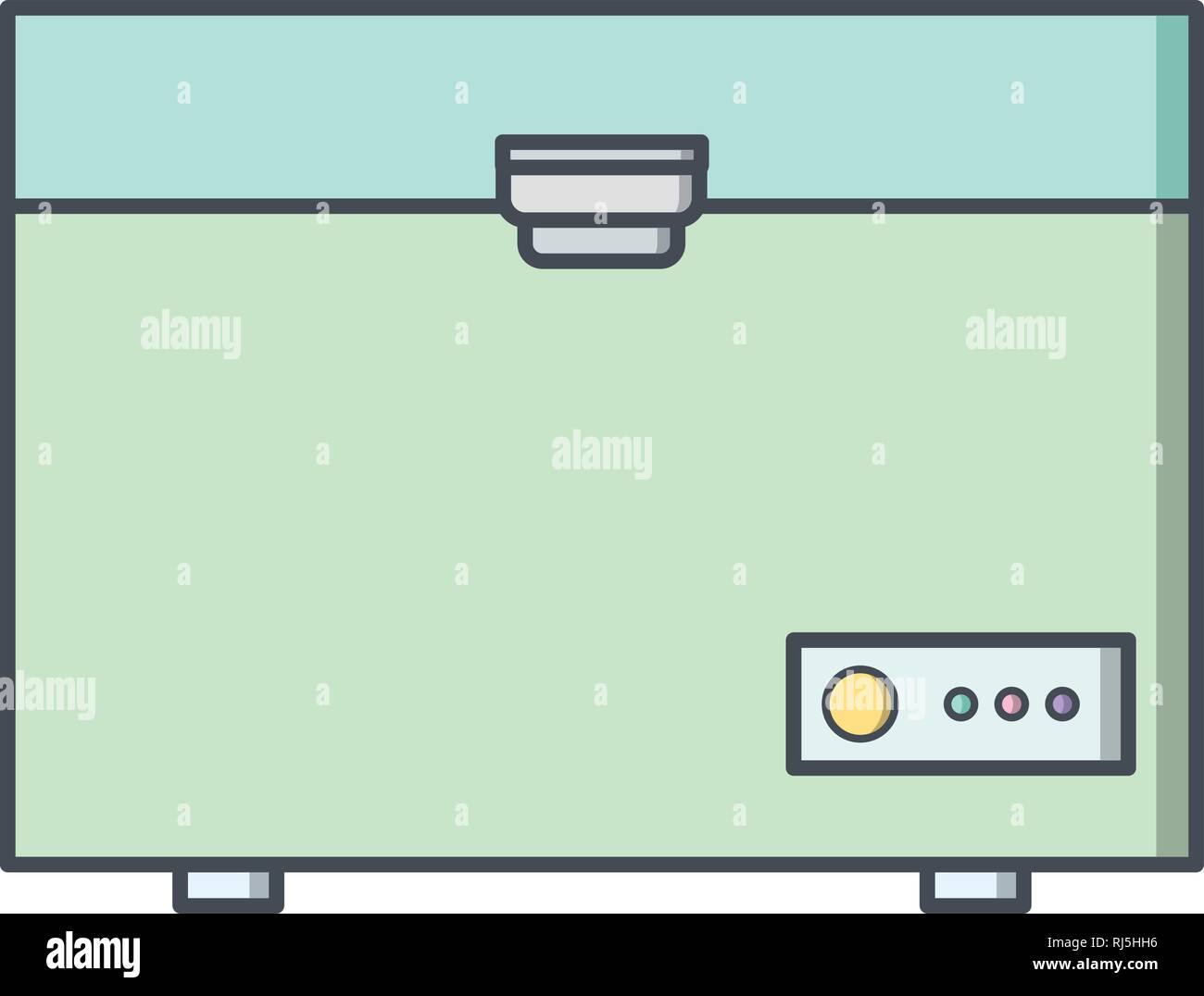 Deep Freezer Vector Icon Sign Icon Vector Illustration For Personal And ...