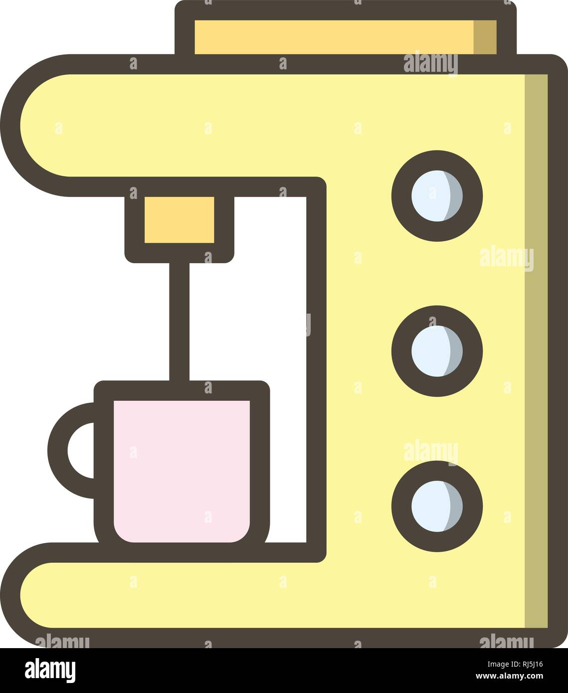 Coffee Maker Vector Icon Sign Icon Vector Illustration For Personal And ...