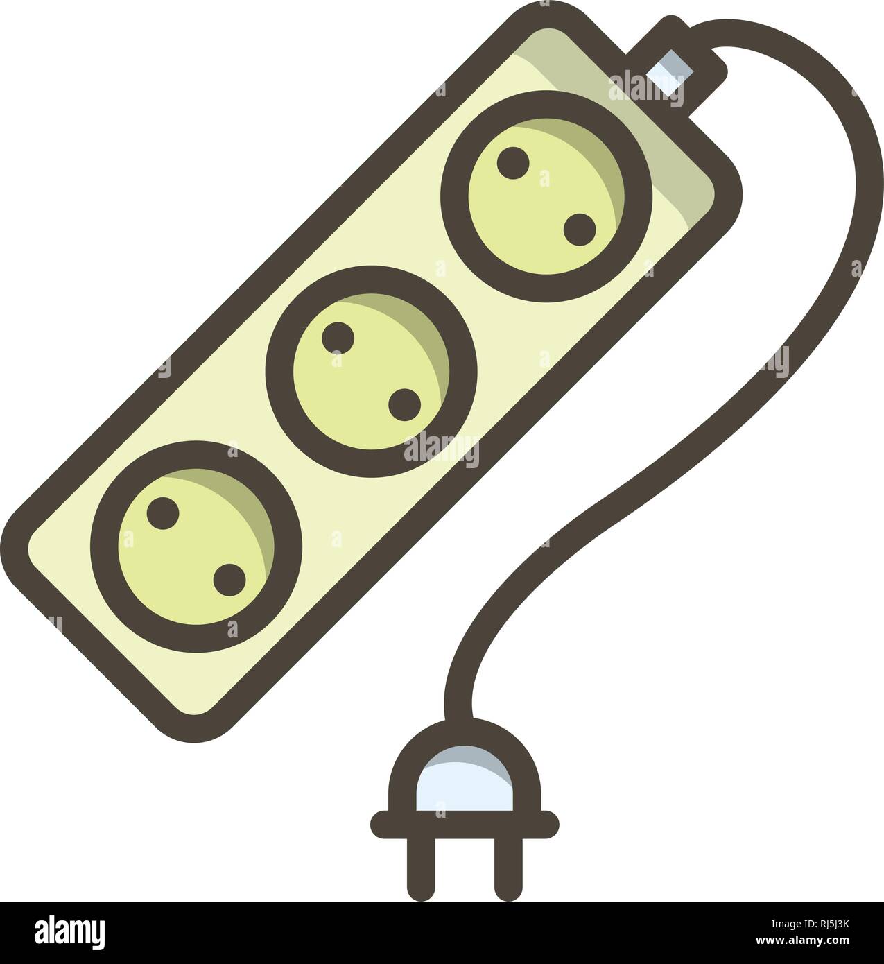 Extention Cable Vector Icon Sign Icon Vector Illustration For Personal ...