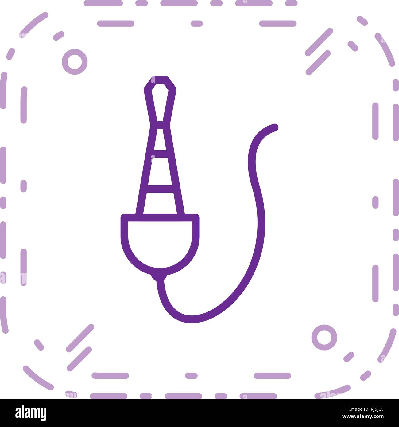 Cable Cord Vector Icon Sign Icon Vector Illustration For Personal And ...