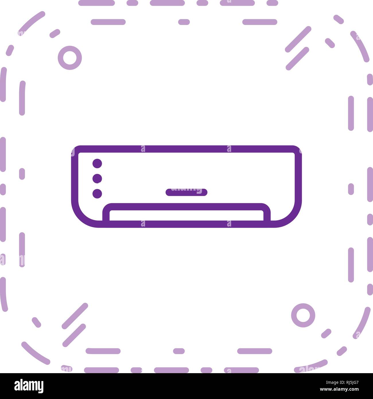 AC Vector Icon Sign Icon Vector Illustration For Personal And ...