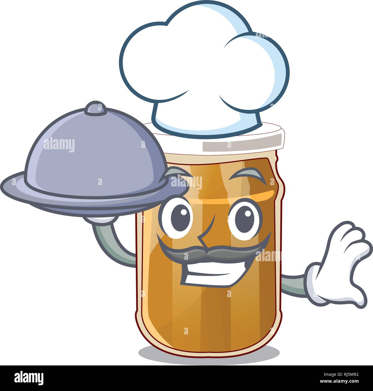 Butter in a dish Stock Vector Images - Alamy