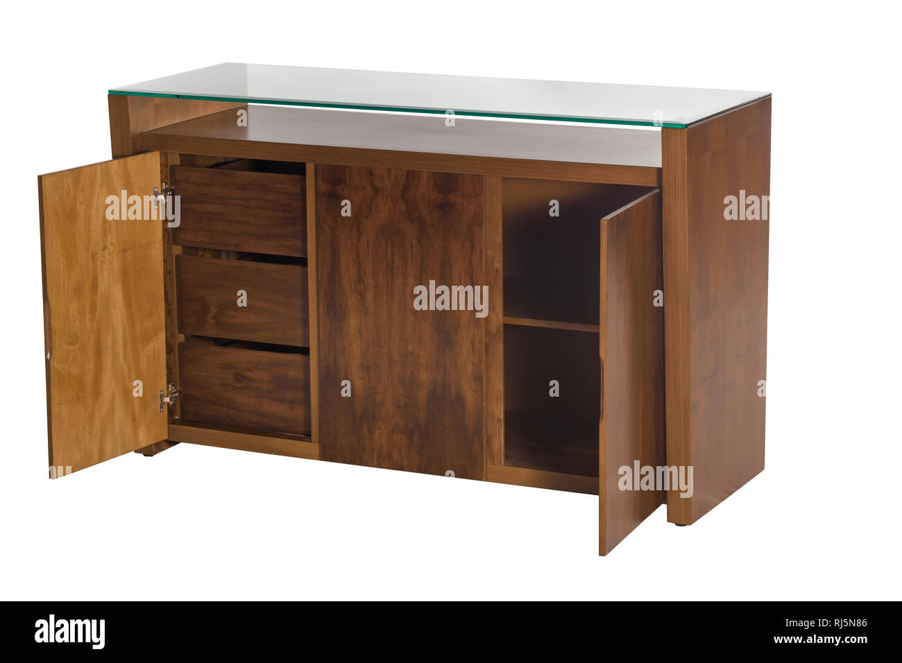 living room furniture stand isolated on white background Stock Photo ...