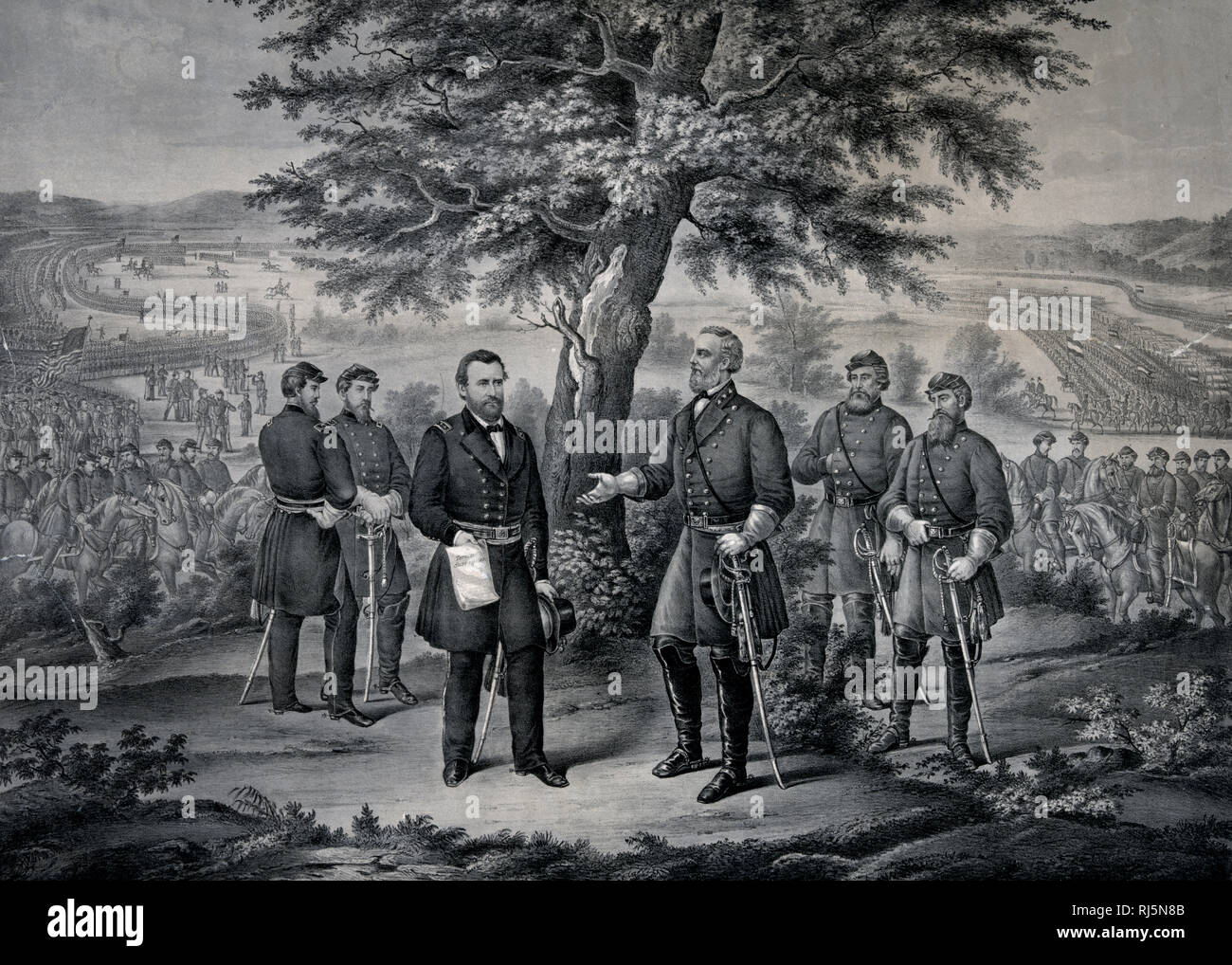 Lee surrender to grant hi-res stock photography and images - Alamy