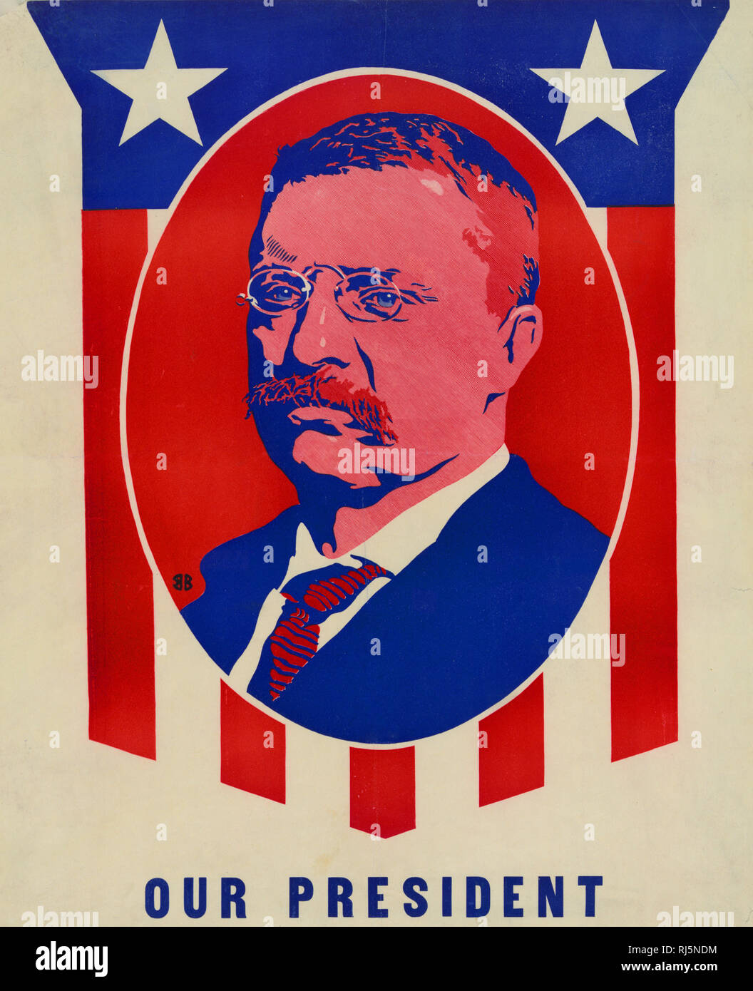Theodore Roosevelt Print Stock Photo - Alamy