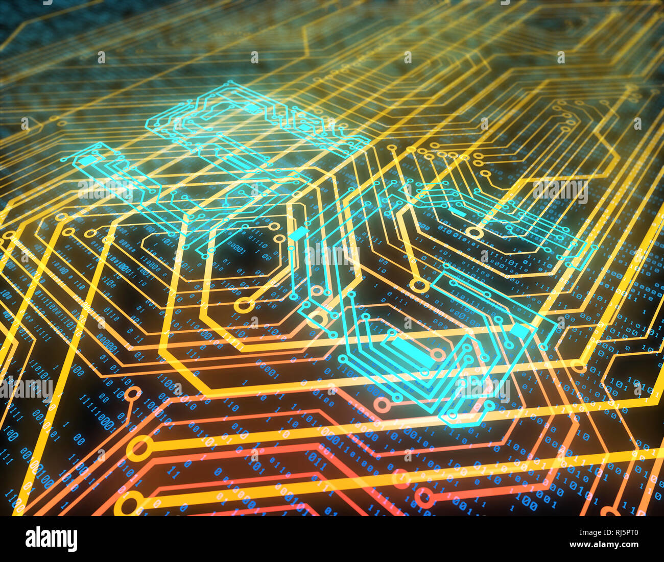 Data circuit hi-res stock photography and images - Alamy