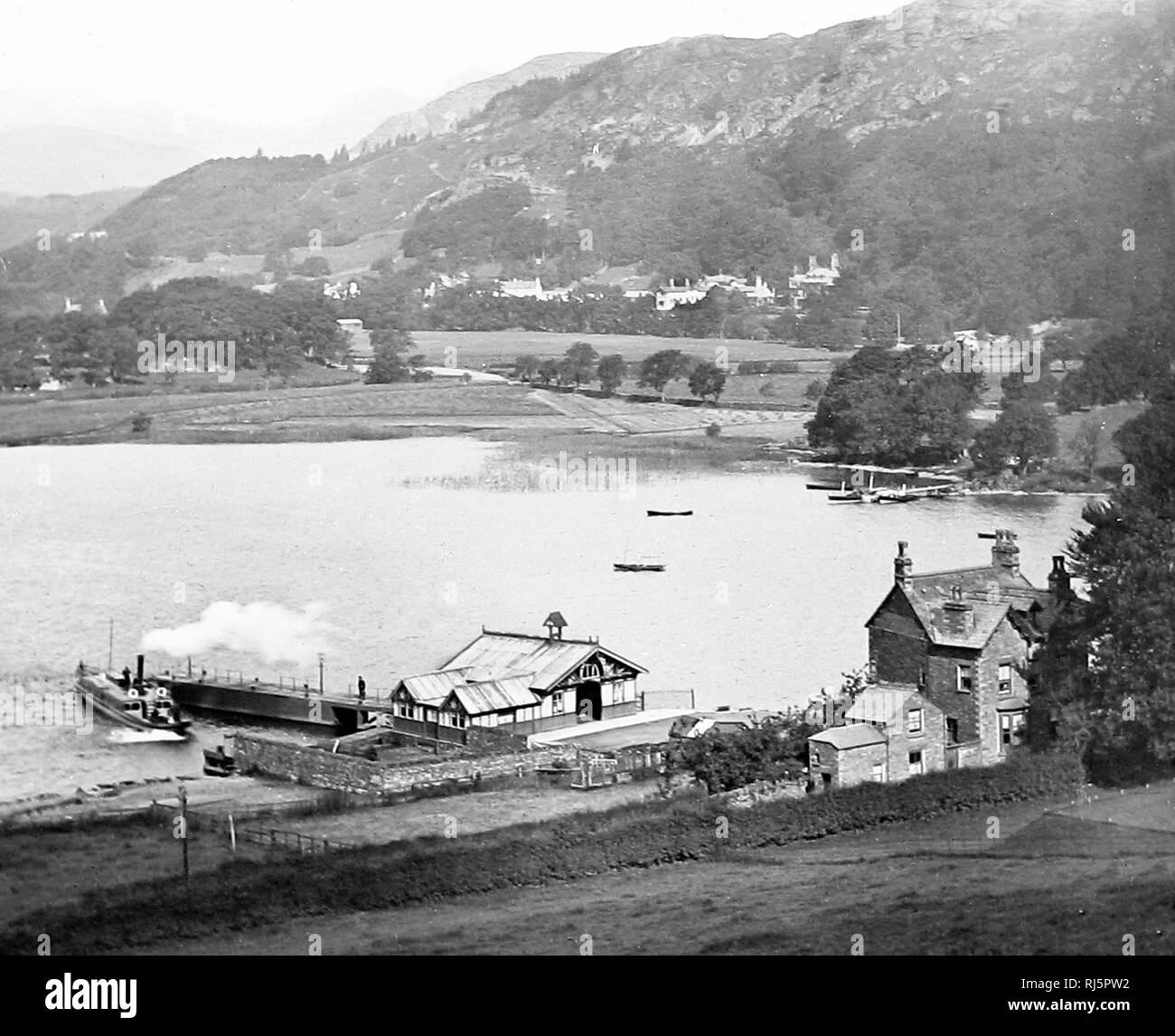 Victorian lake windermere hi-res stock photography and images - Alamy