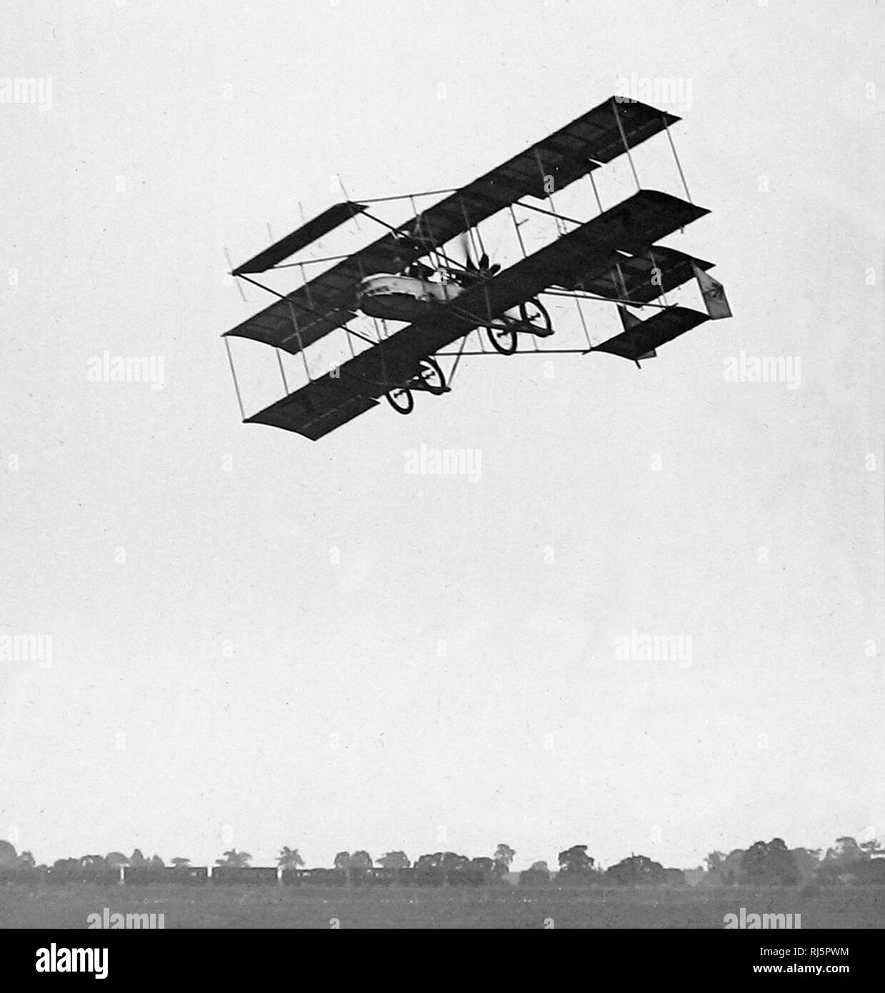 Grahame White biplane Stock Photo - Alamy