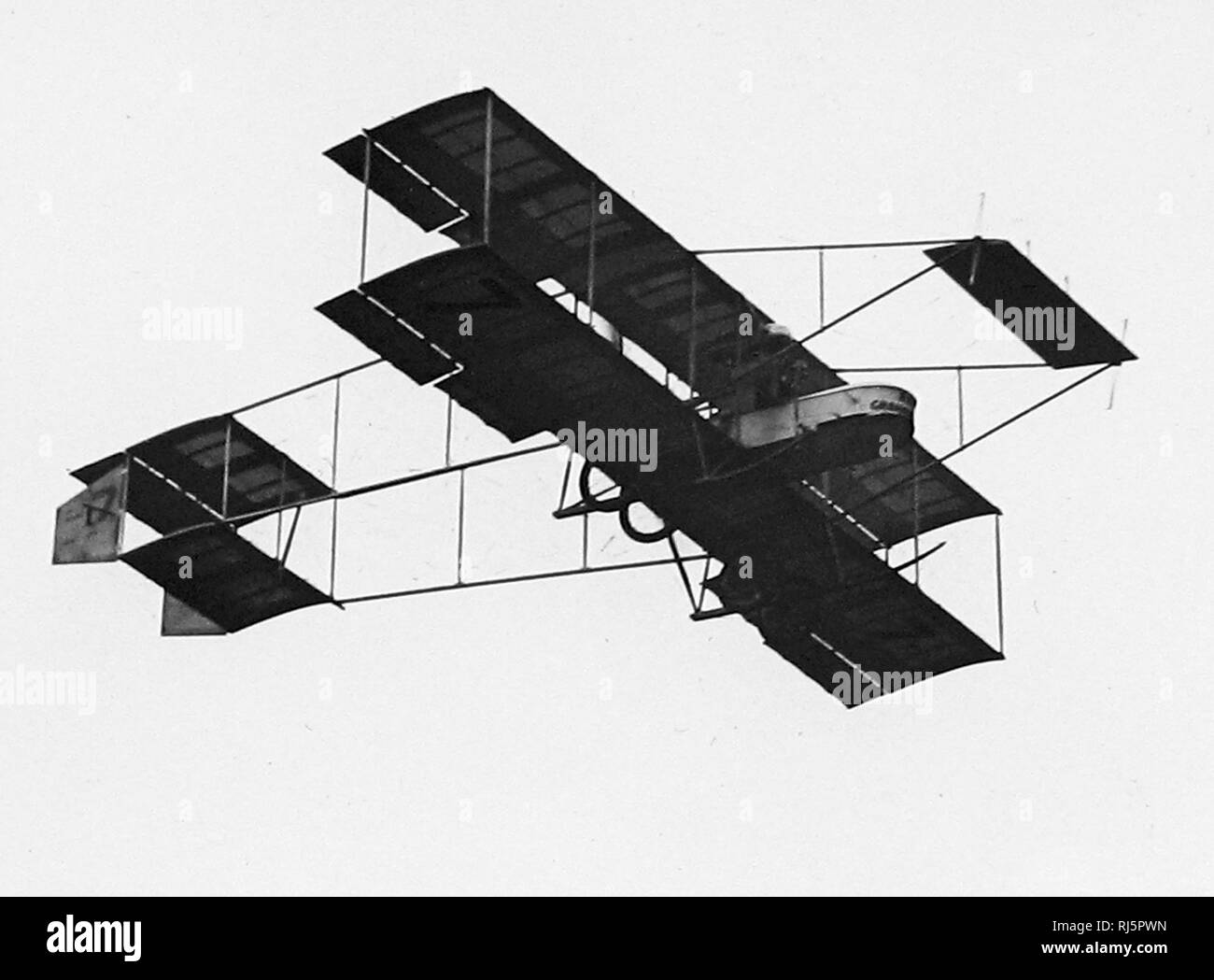 Old plane biplane Black and White Stock Photos & Images - Alamy