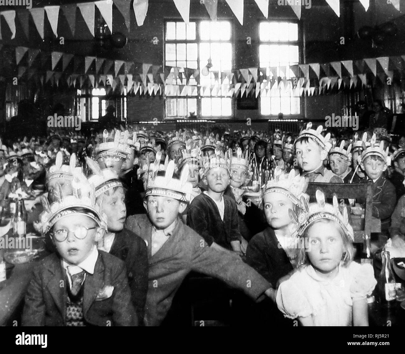 Queen Elizabeth II Coronation Party 1953 Stock Photo - Alamy