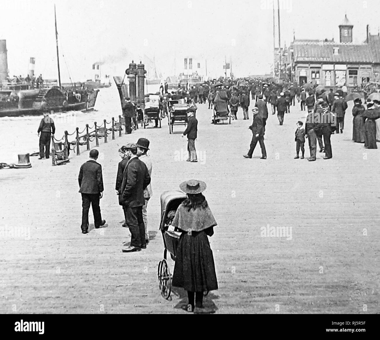 Old ferry landing Black and White Stock Photos & Images - Alamy