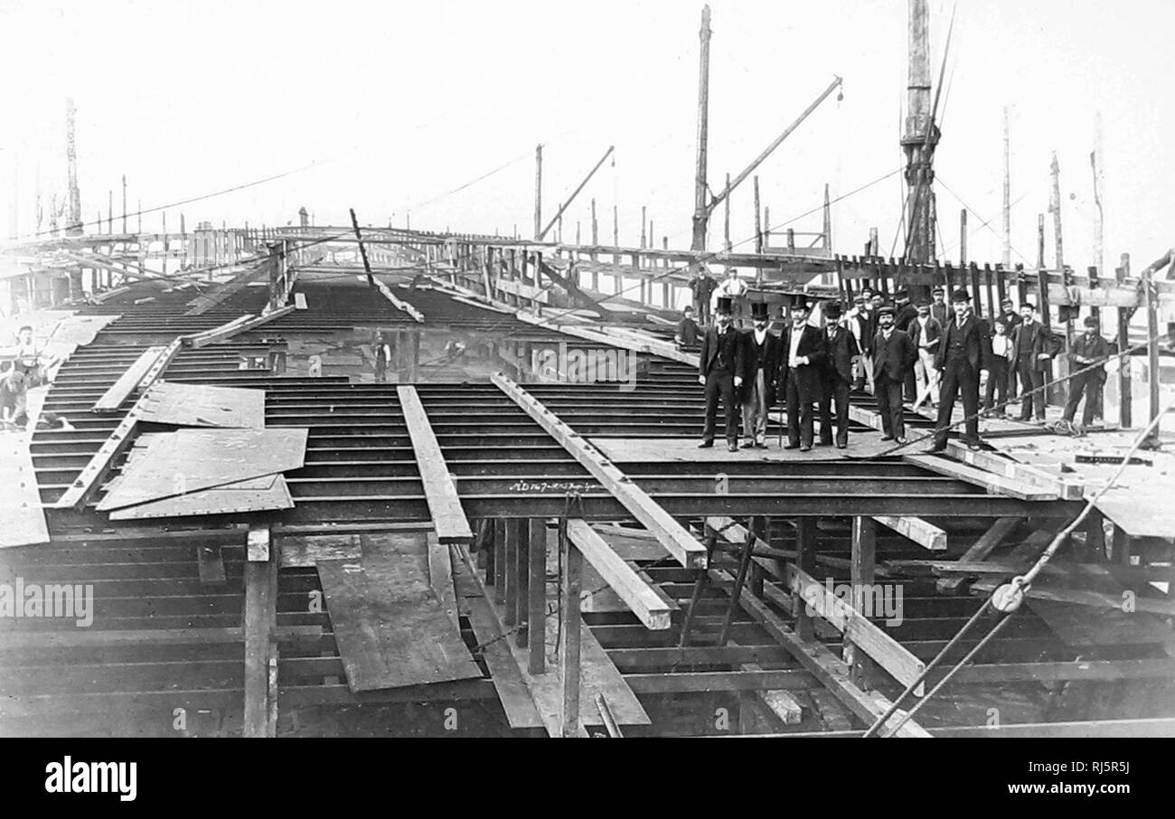 Thames Iron Works, Ship building, London Stock Photo - Alamy
