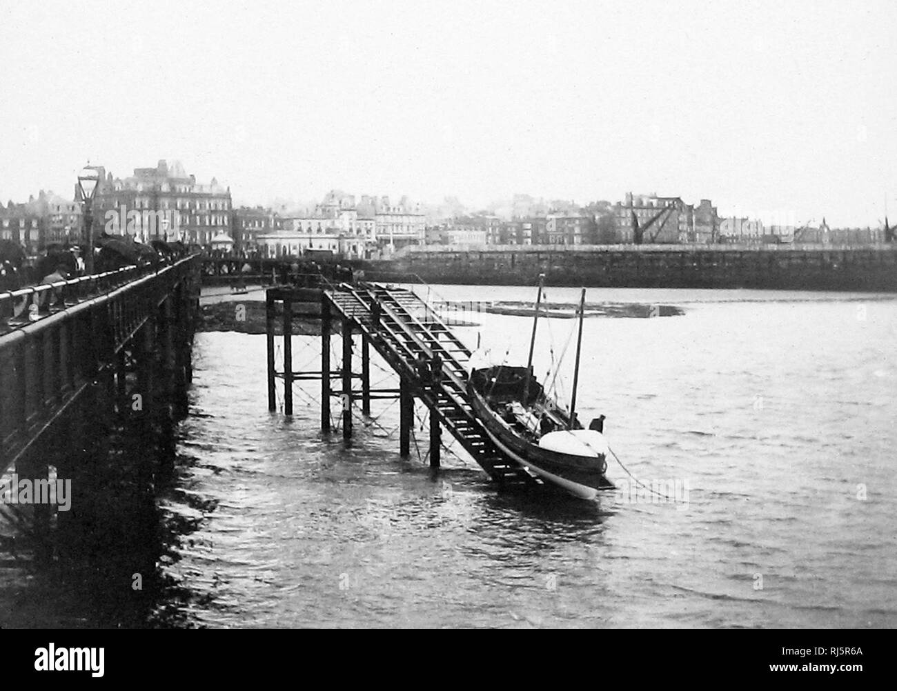 Margate lifeboat launching hi-res stock photography and images - Alamy