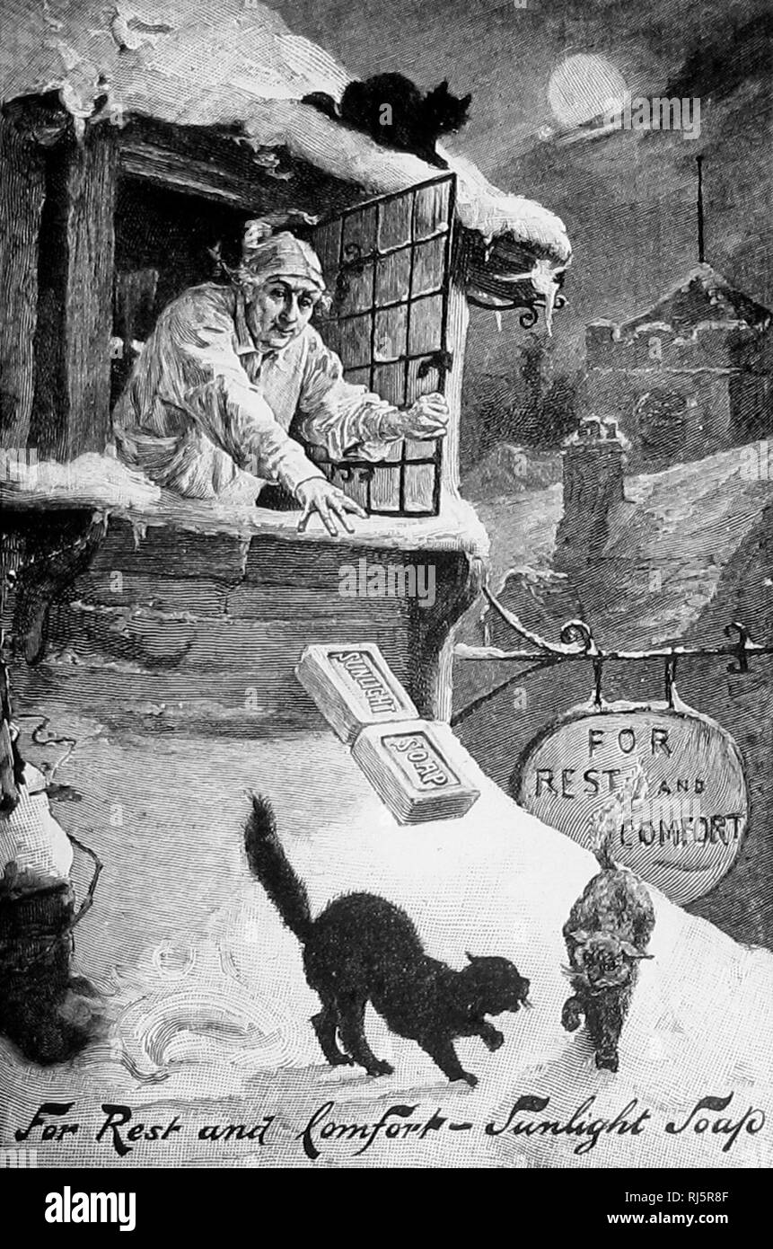 Sunlight Soap advertisement Stock Photo - Alamy