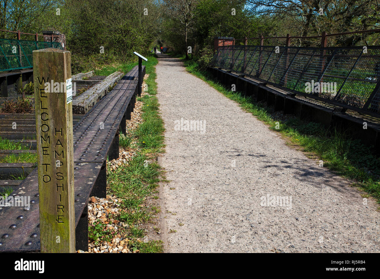 County boundary sign hi-res stock photography and images - Alamy