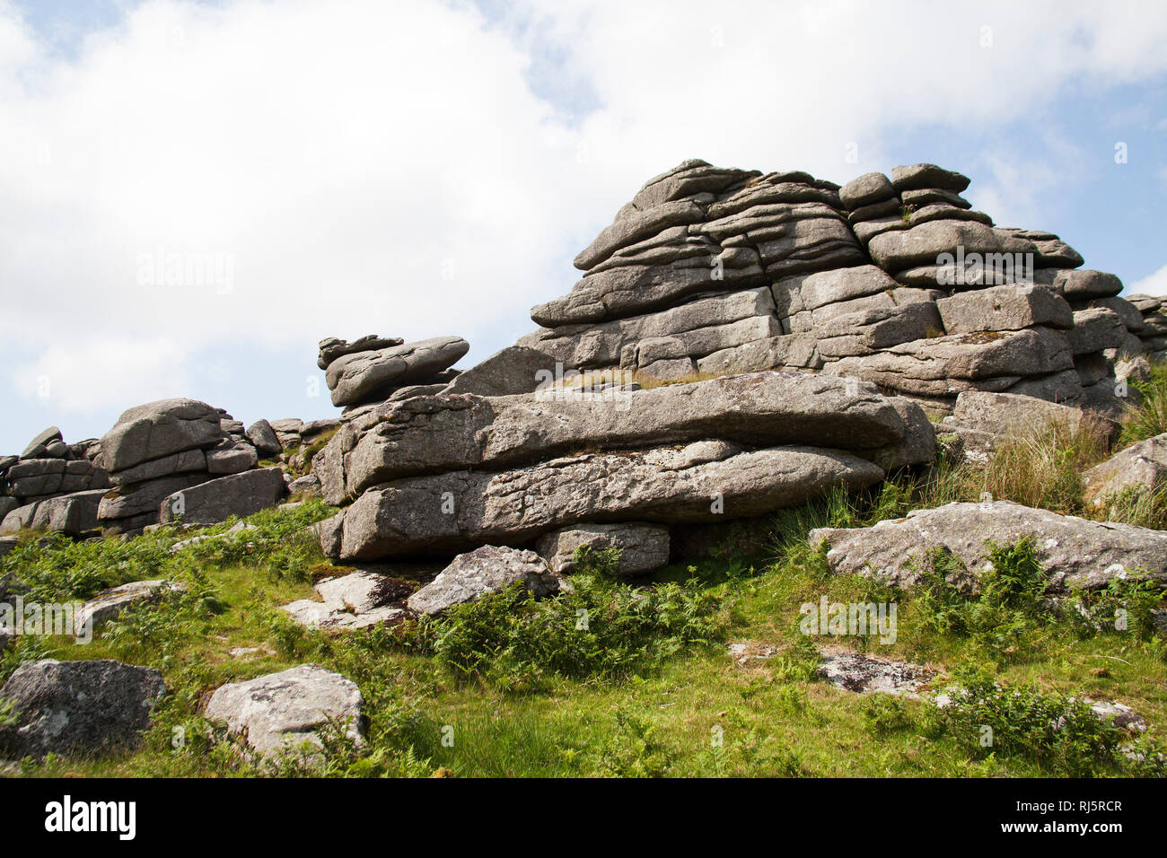 Pew Tor Dartmoor National Park Devon England UK Stock Photo - Alamy