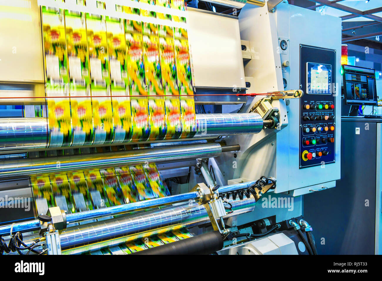 Automatic packing tape machine unit of high technology food for ...