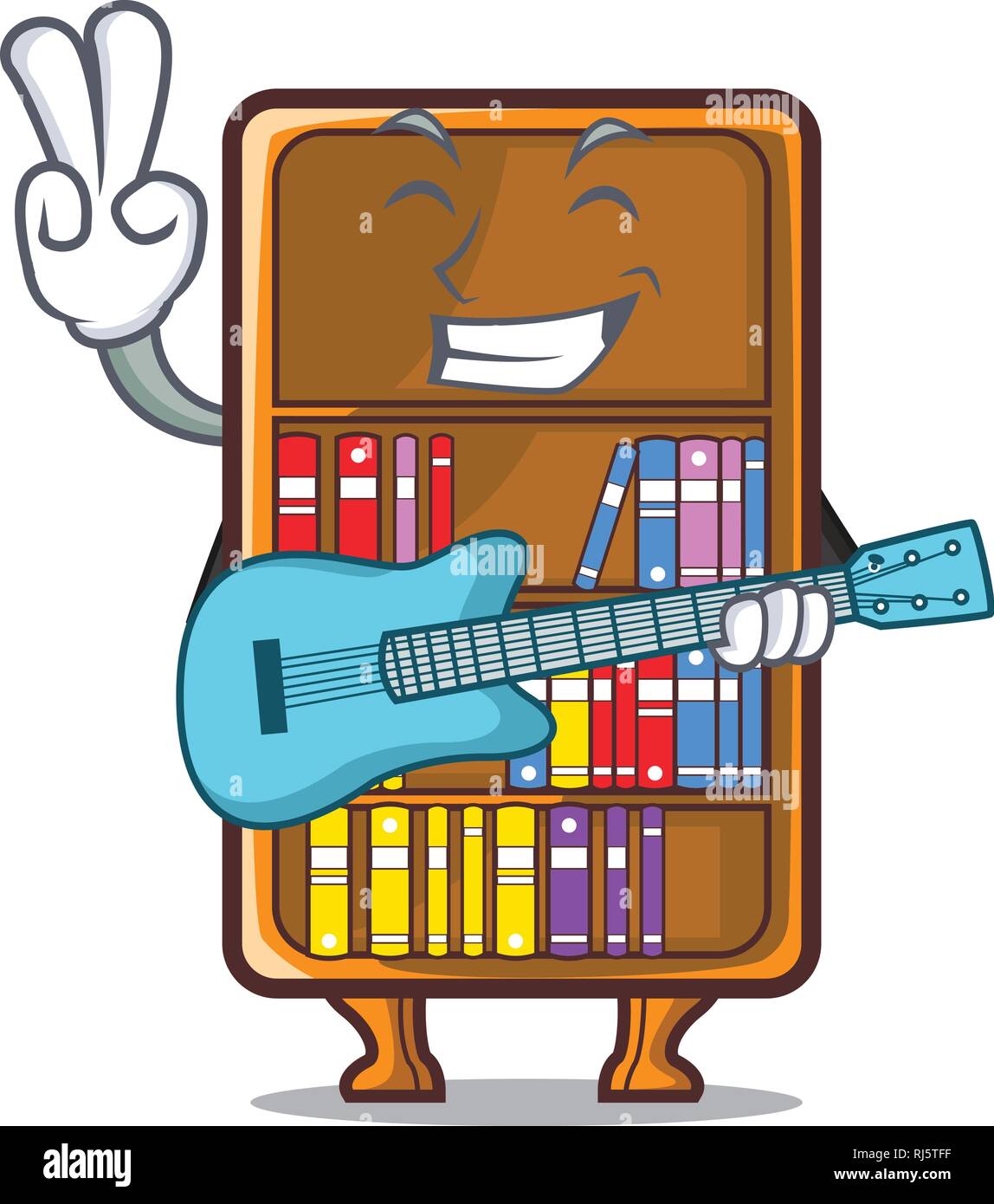 Guitar book shelf hi-res stock photography and images - Alamy