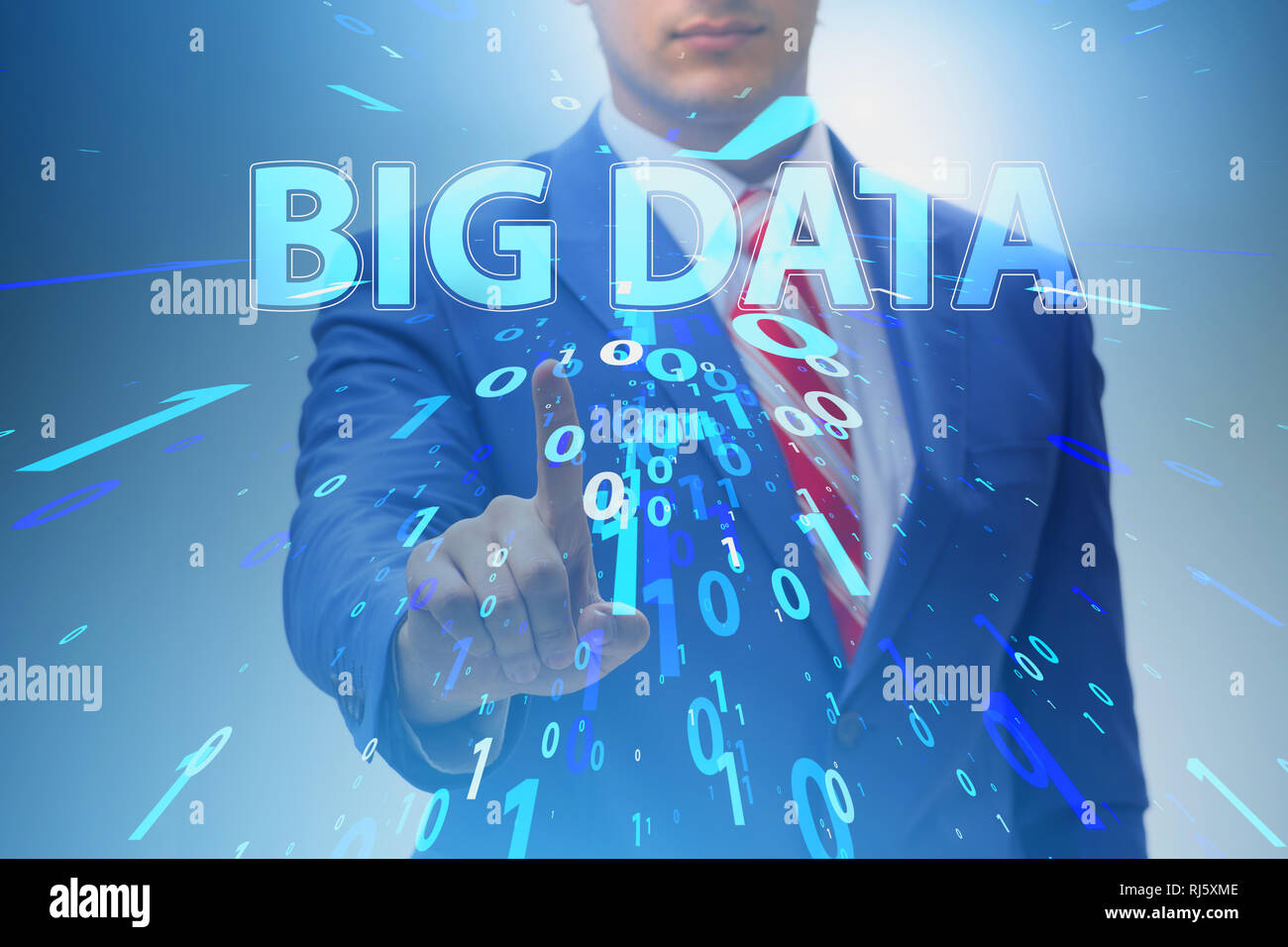 Big data concept with data mining analyst Stock Photo - Alamy