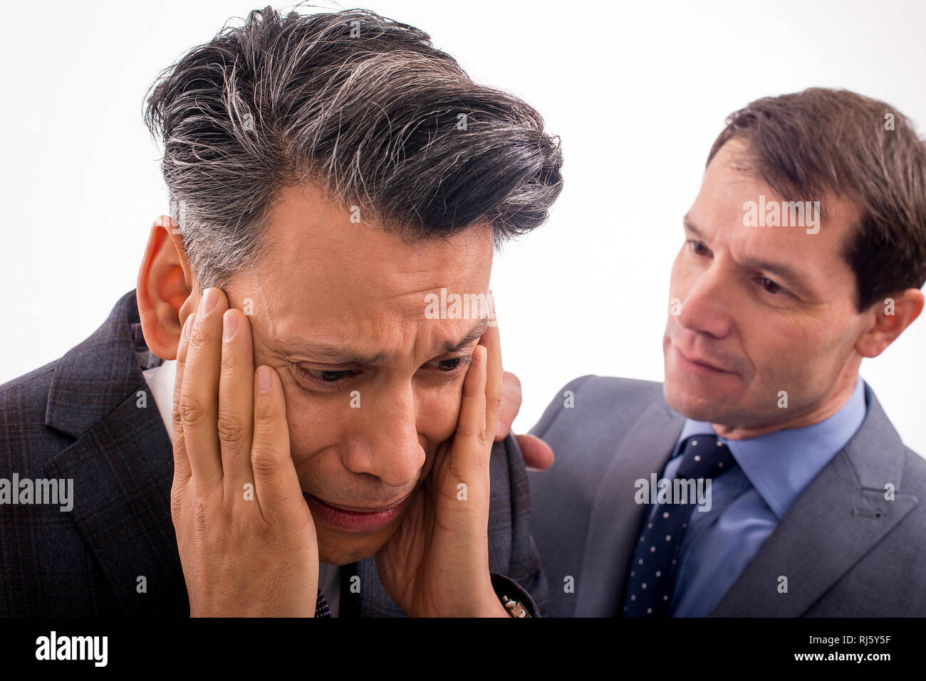 Office workers crying hi-res stock photography and images - Alamy