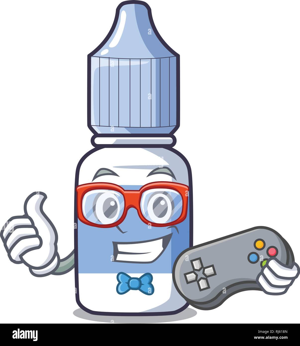 Gamer cartoon eye drops on drug rack Stock Vector Image & Art - Alamy