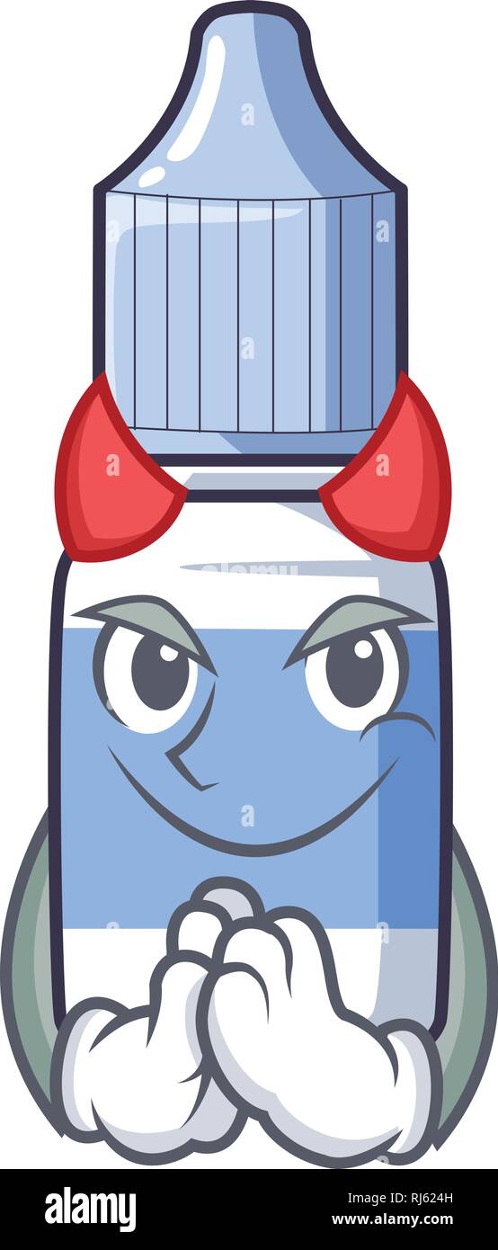 Devil cartoon eye drops on drug rack Stock Vector Image & Art - Alamy