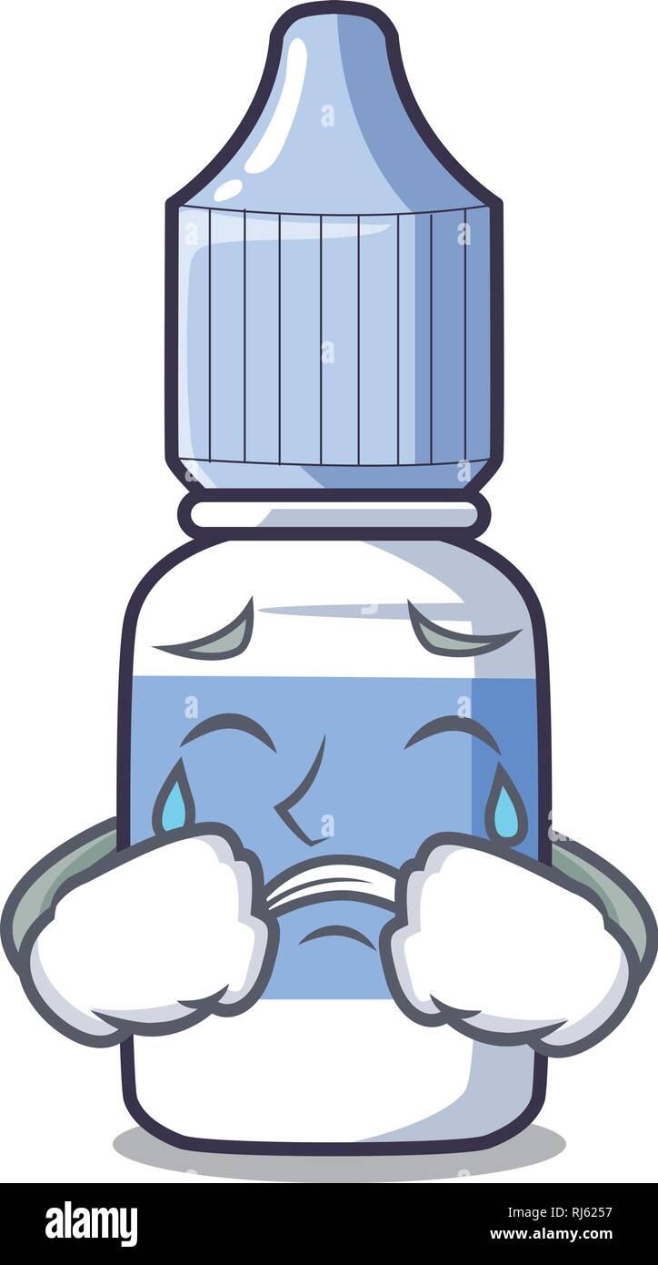 Crying cartoon eye drops on drug rack Stock Vector Image & Art - Alamy