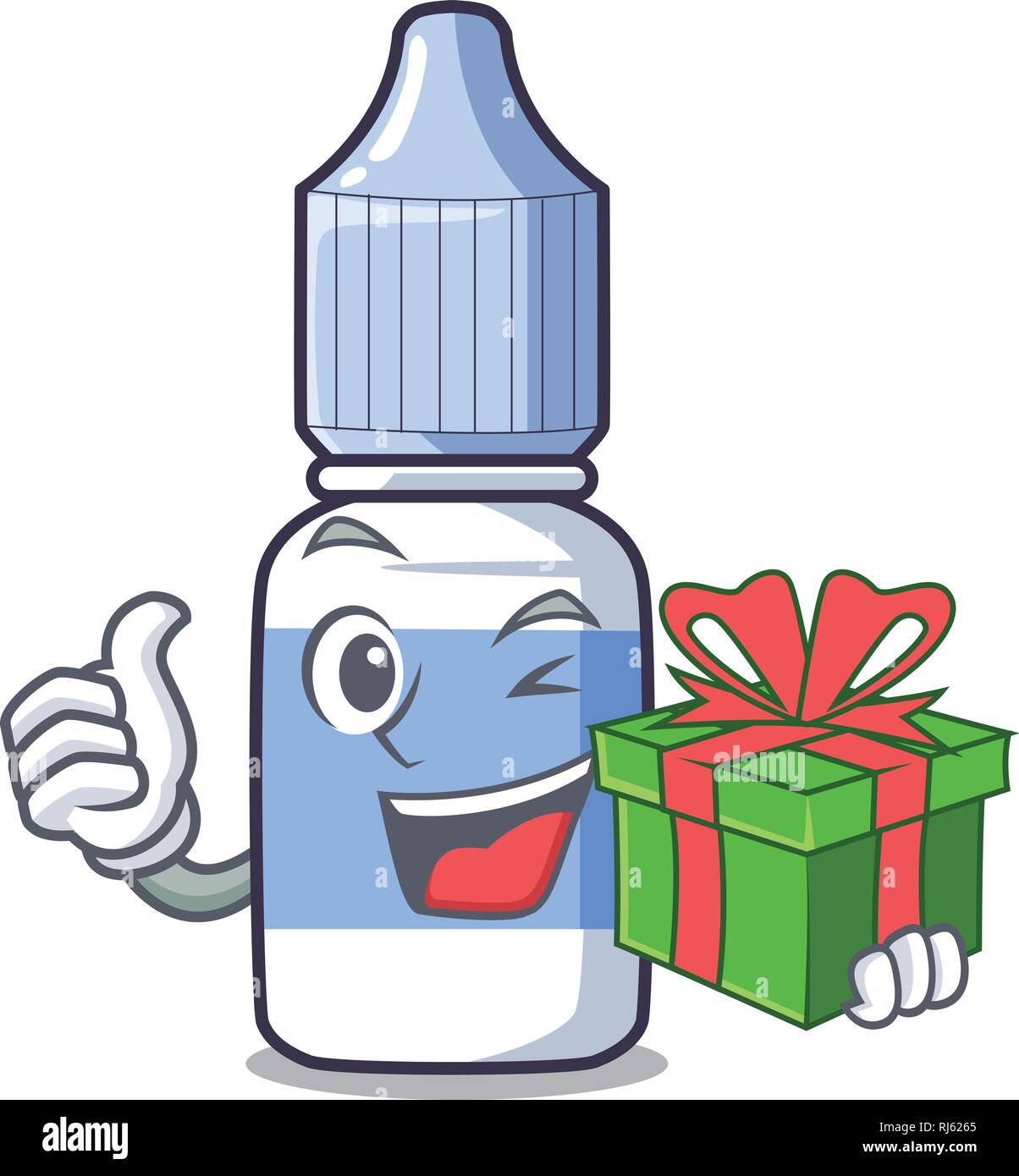 Bottle eye drops icon cartoon hi-res stock photography and images - Alamy