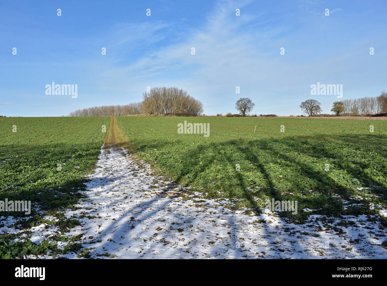 Heart of England Way Walking path from Broad Campden to Chipping ...