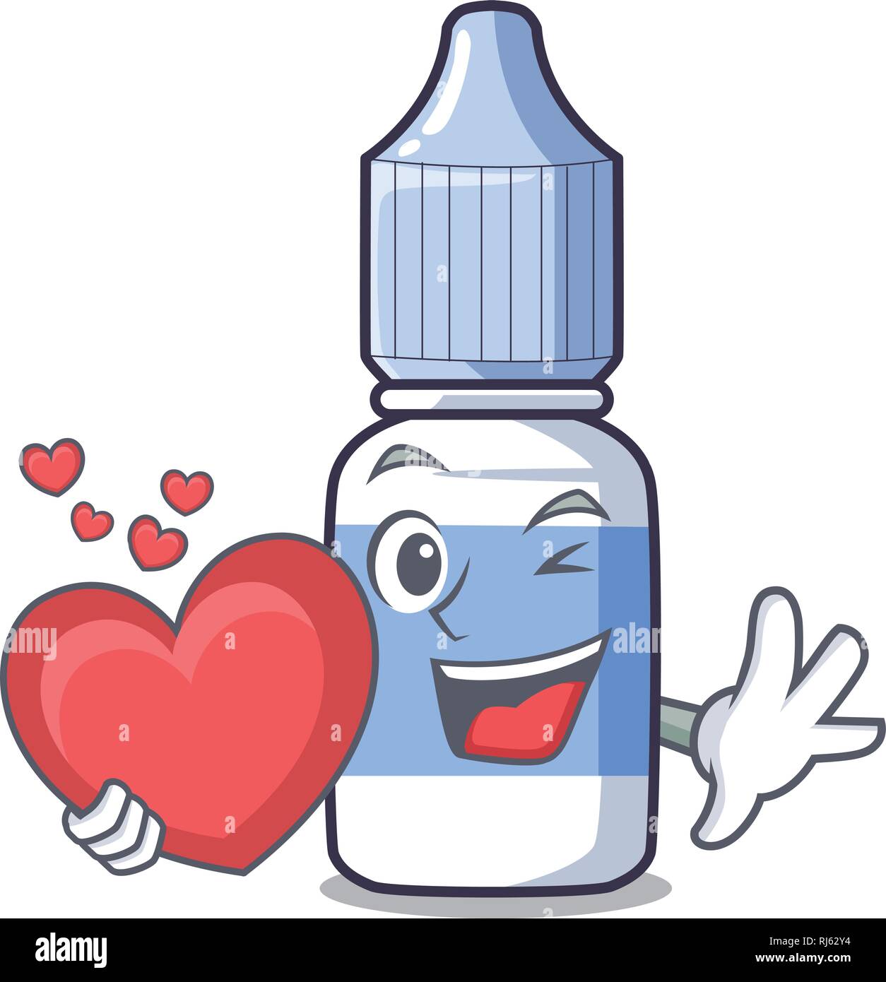 Bottle eye drops icon cartoon hi-res stock photography and images - Alamy