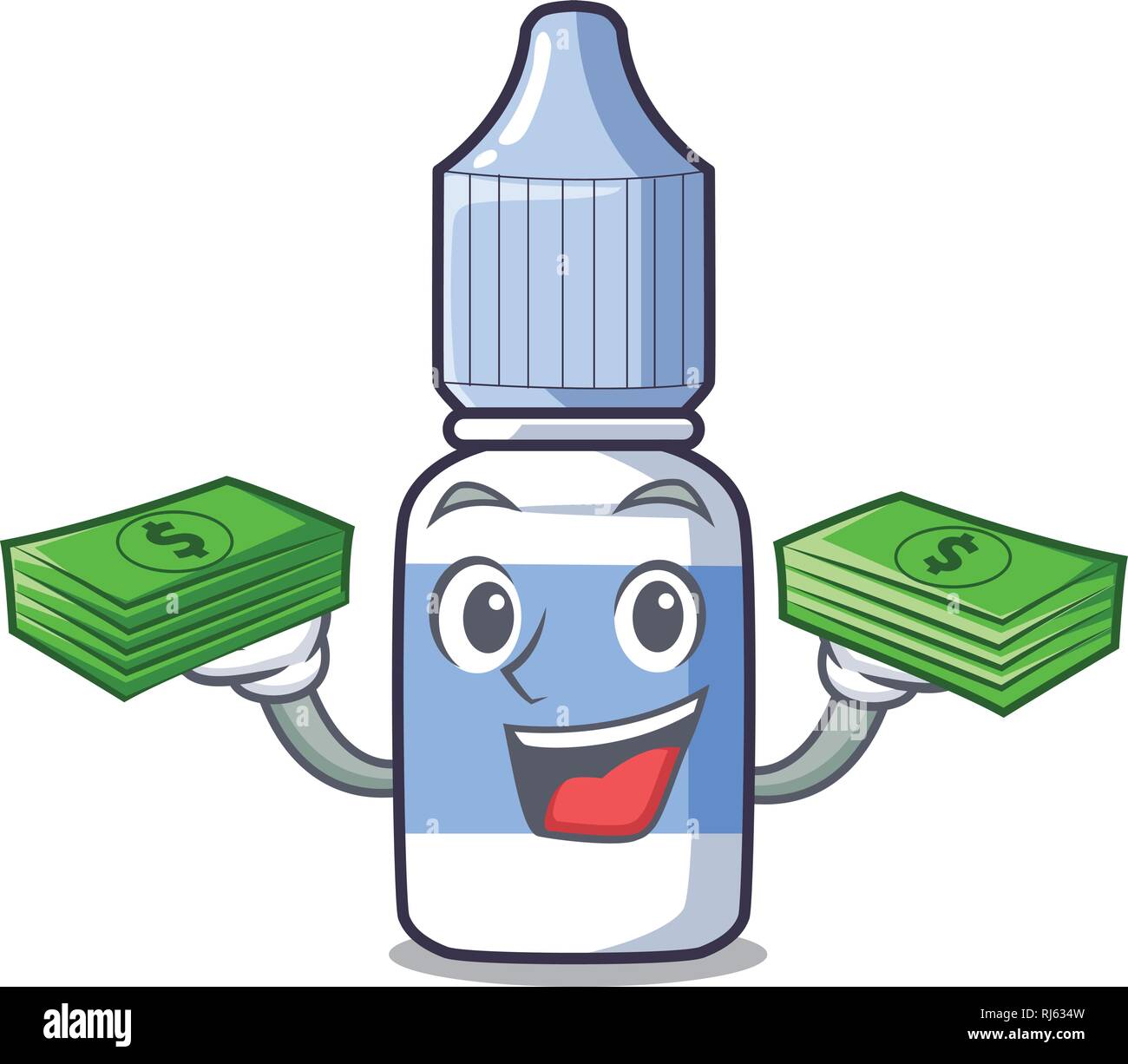 Bottle eye drops icon cartoon hi-res stock photography and images - Alamy