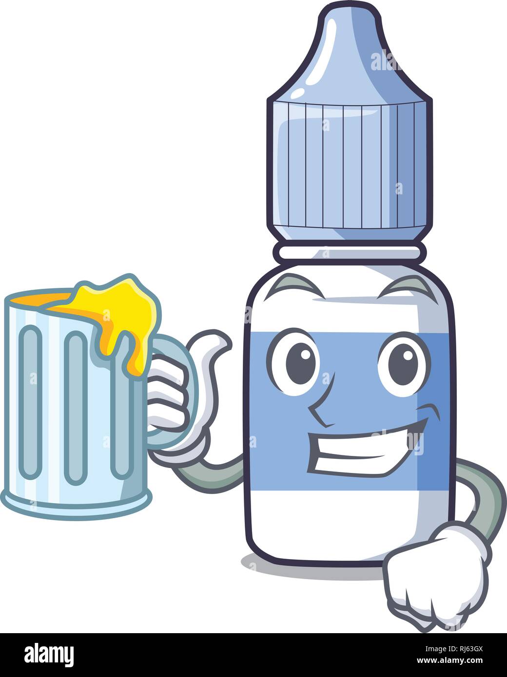 Bottle eye drops icon cartoon Stock Vector Images - Alamy