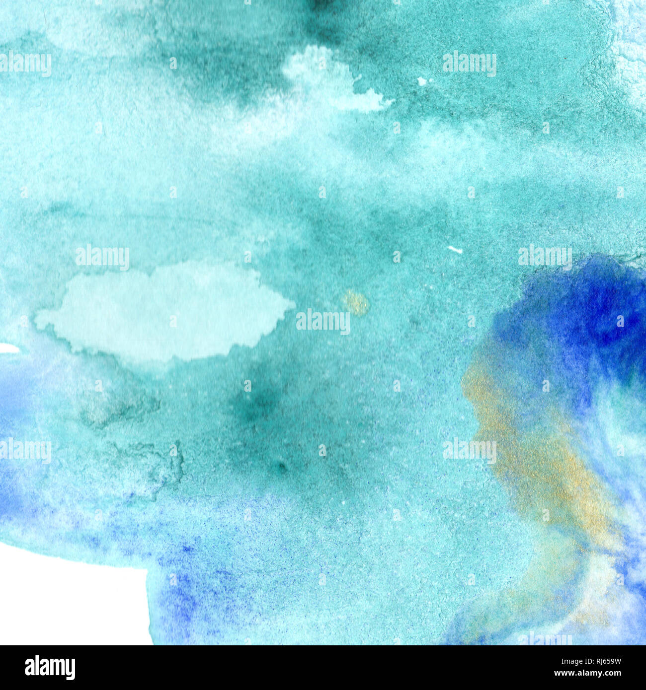 Abstract watercolor paper splash shapes isolated drawing. Illustration ...