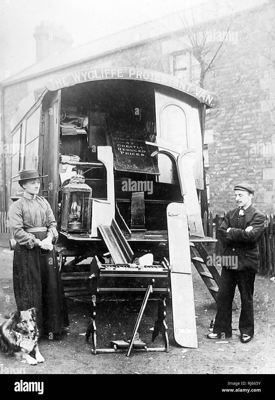 Travelling Protestant preacher, John Wycliffe Stock Photo - Alamy