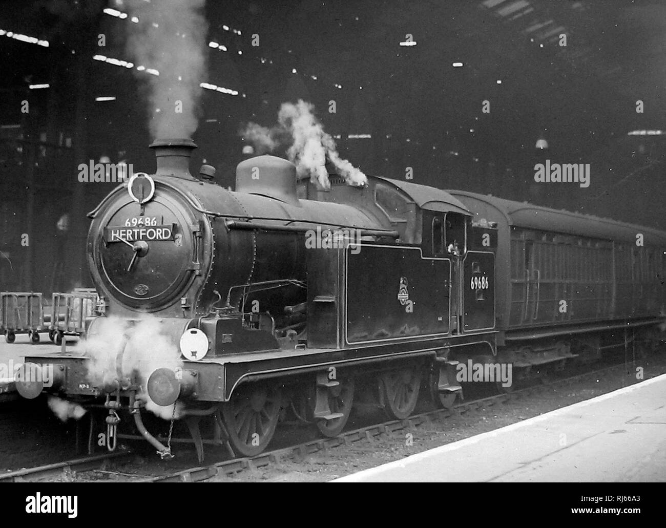 Steam locomotive 69686 Stock Photo - Alamy